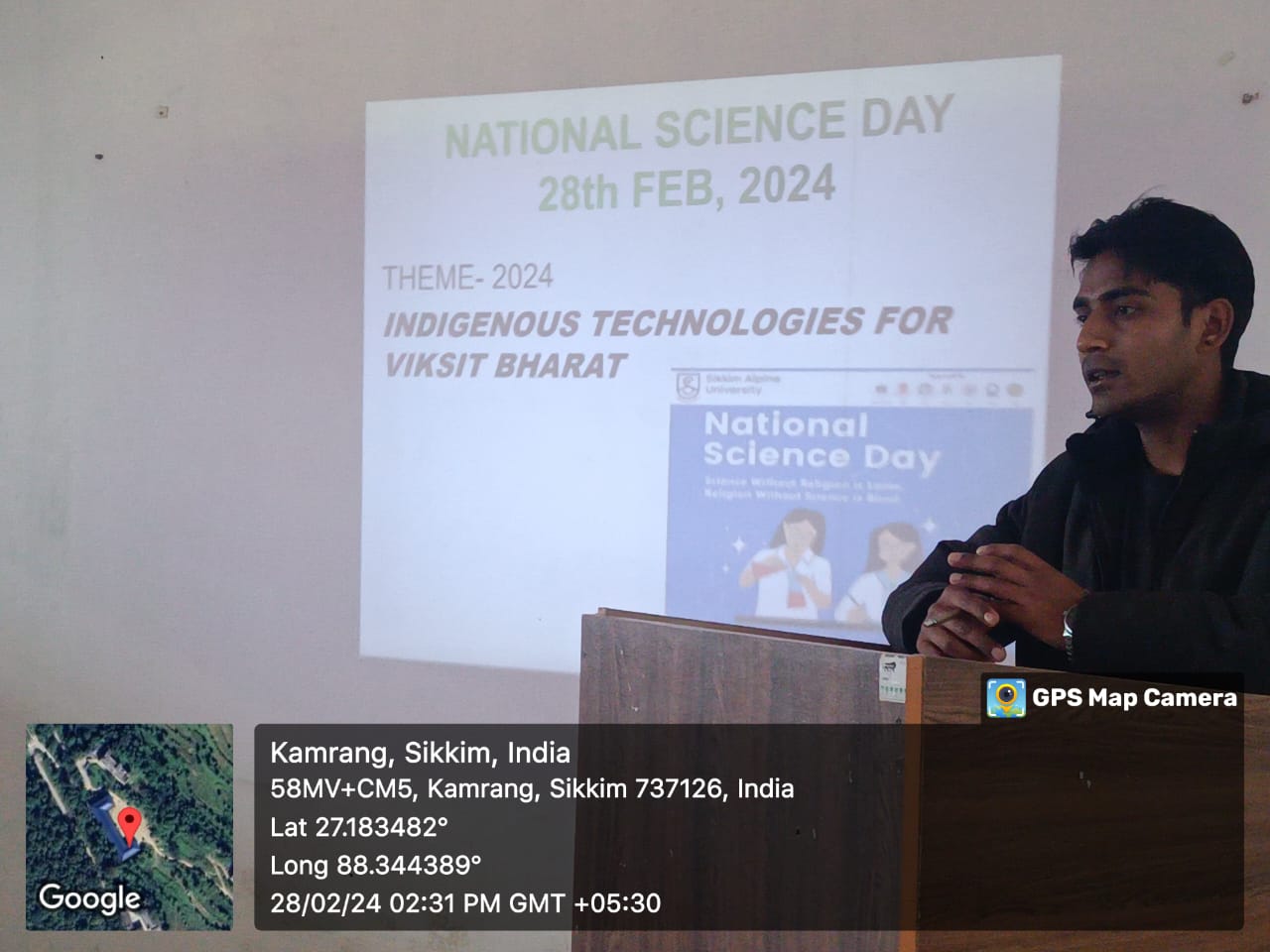National Science Day 2024 at SAU, 28th Feb 2024 - Sikkim Alpine University