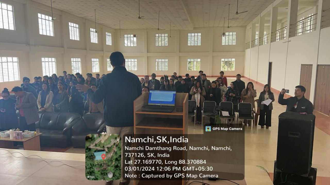 Nasha Mukt Bharat Abhiyan awareness drive held by SAU - Sikkim Alpine ...