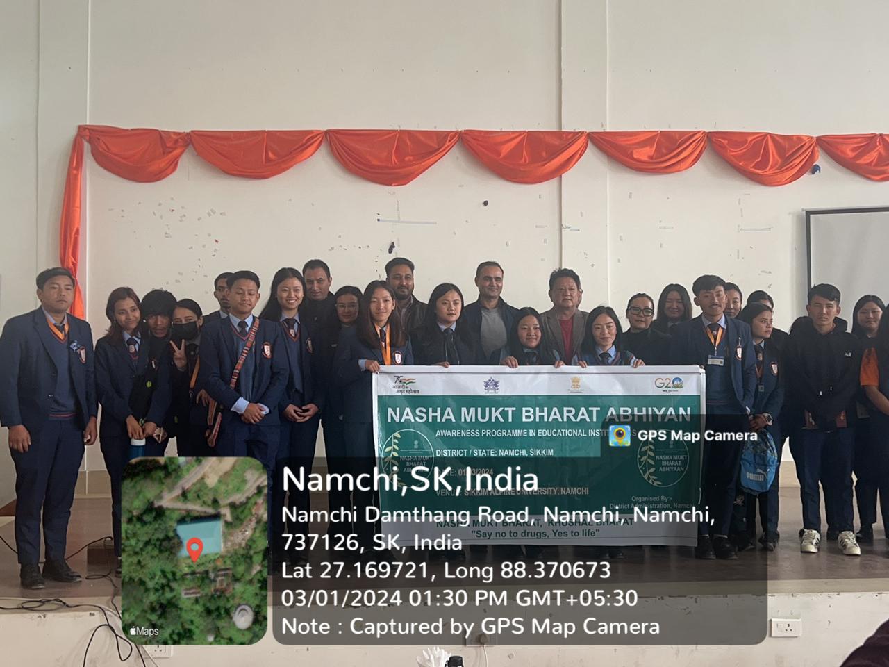Nasha Mukt Bharat Abhiyan awareness drive held by SAU - Sikkim Alpine ...