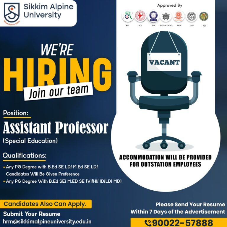 Sikkim Alpine University- Official Website